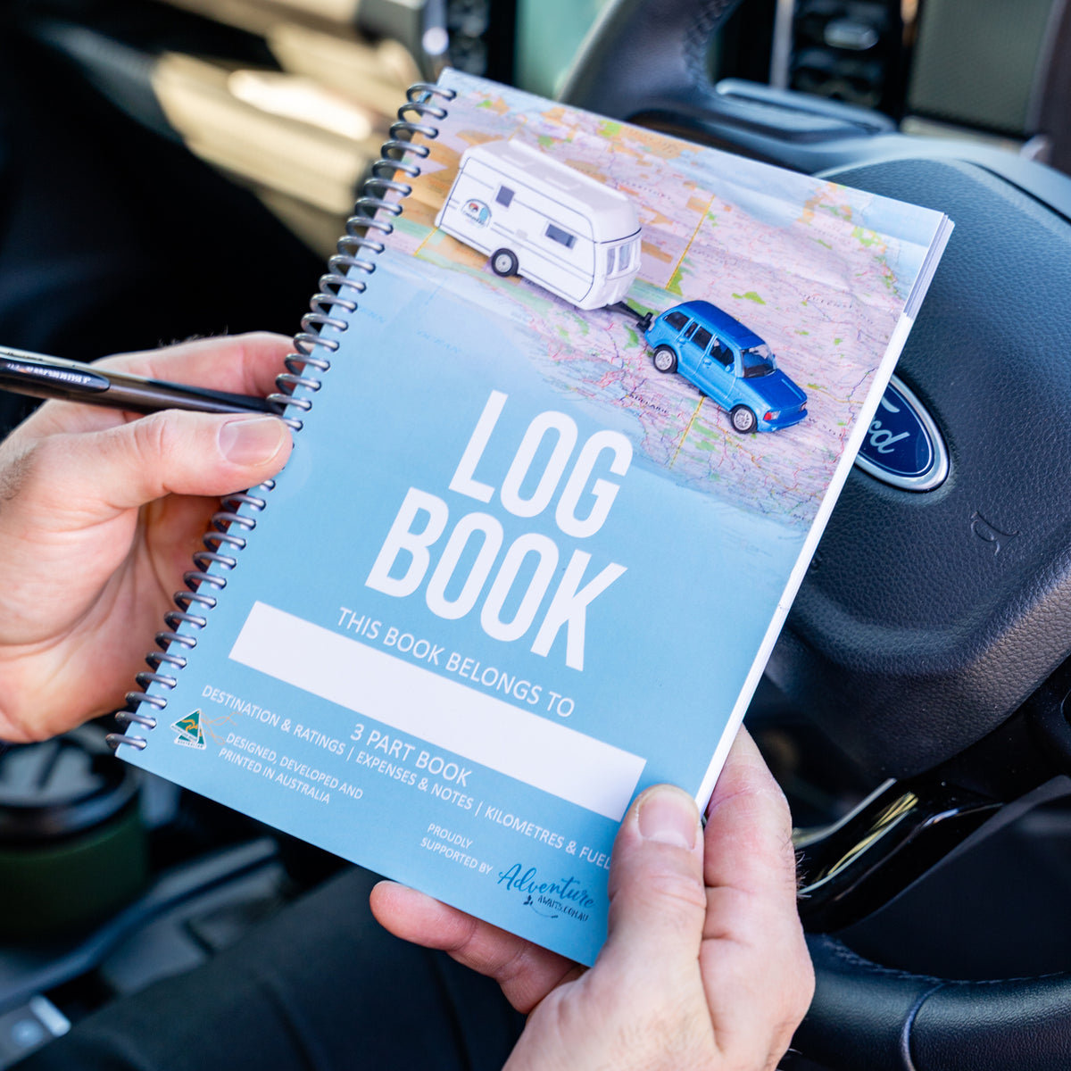 Australian Made Caravan Camper Log Book | Camping Log Book – Van Go ...